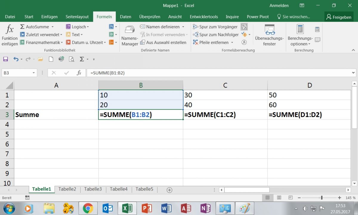Excel Tipps & Tricks #03: Tabelle in eine Formel-Ansicht umschalten ...